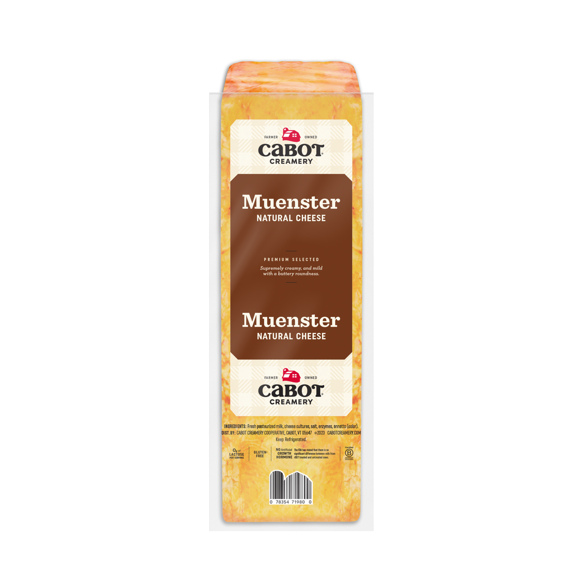Cabot Muenster Cheese, Loaf – Cabot Foodservice