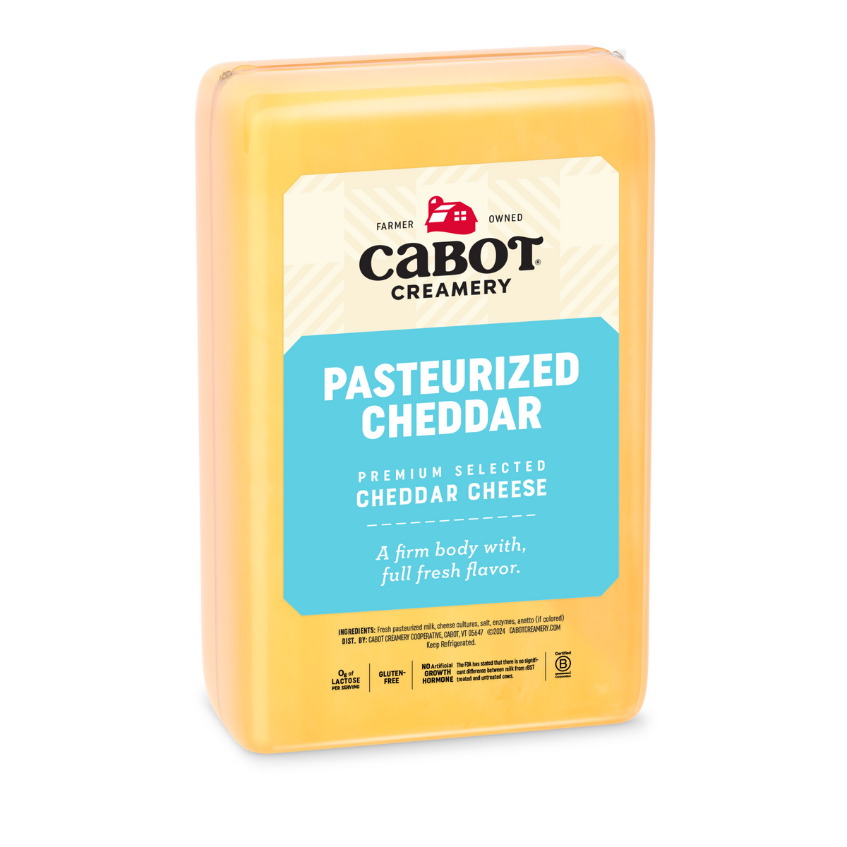 Cabot Current Pasteurized Yellow Cheddar Cheese, Print – Cabot Foodservice